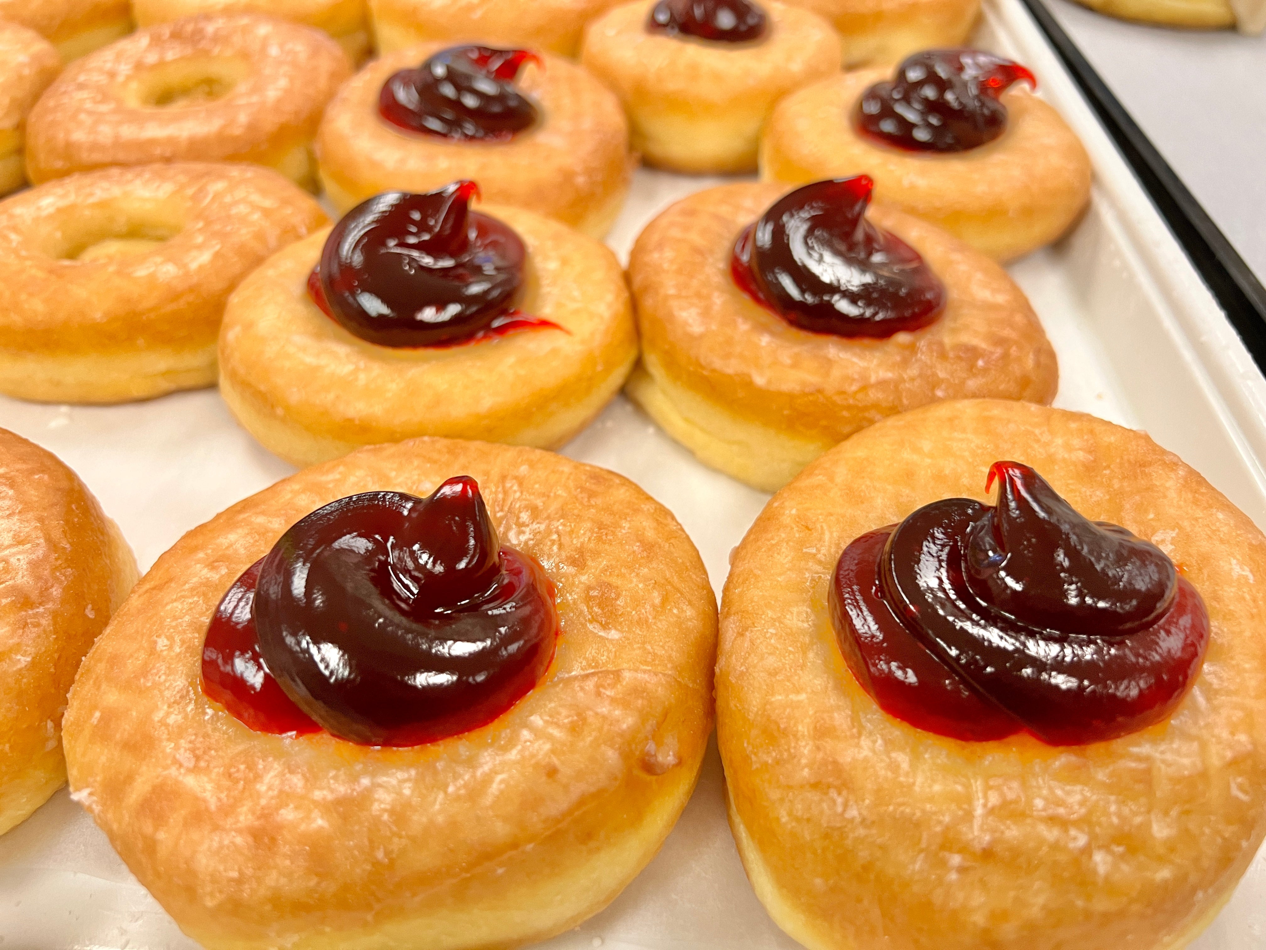 Seasonal Jelly Topped Donut | Okaloosa Yummies (Donuts) - Gourmet ...
