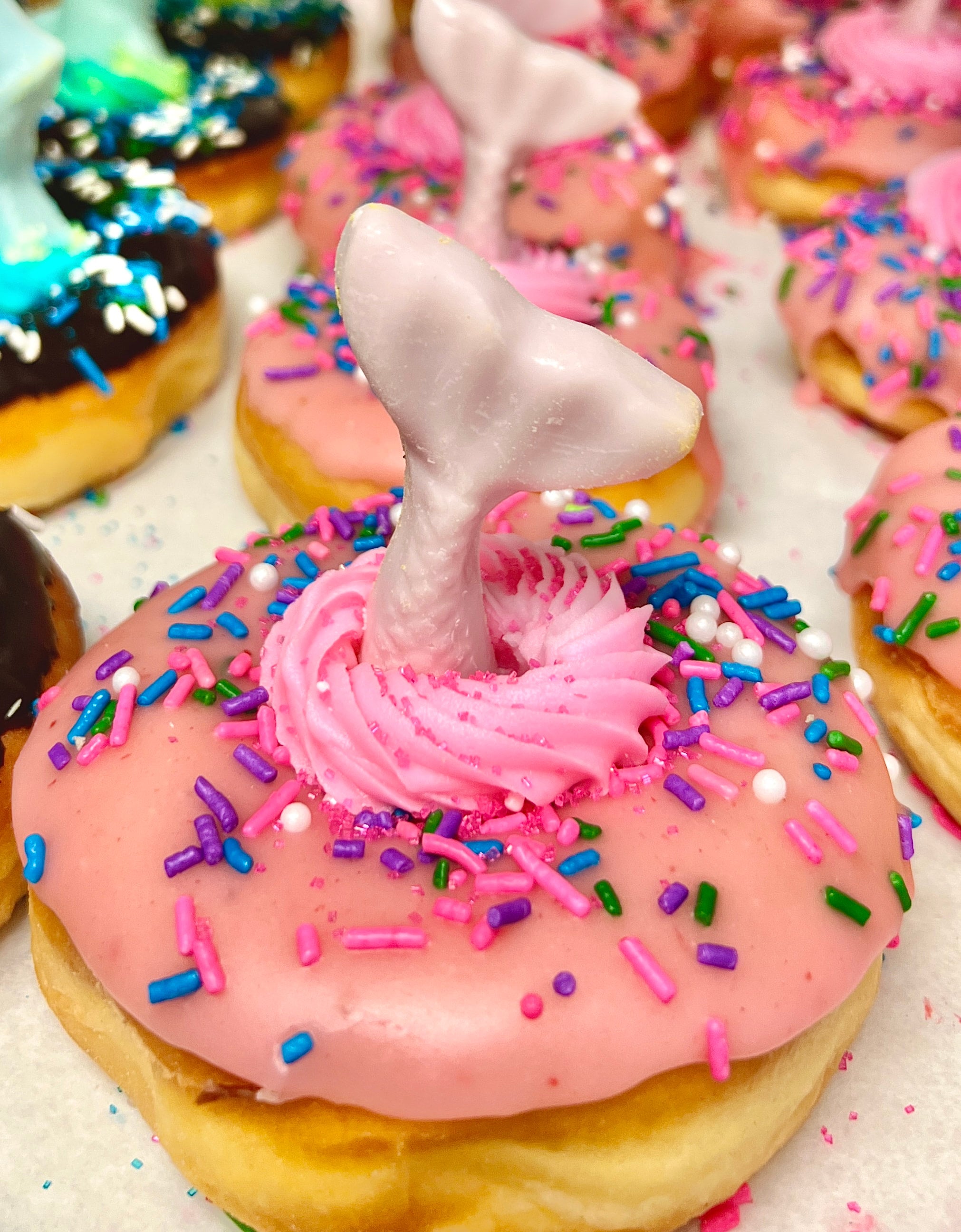Mermaid Donut! | Okaloosa Yummies (Donuts) - Gourmet Donuts, Artisan ...